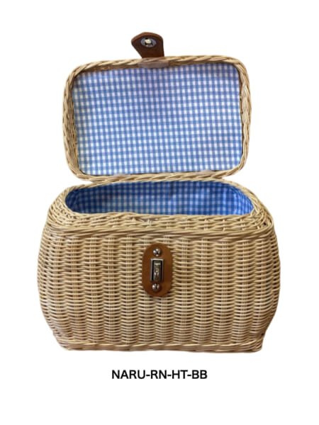 NARU-RN-HT-BB 日本製 籐素材 なるちゃん ひねり金具（ナチュラル）内布ラミネートBB - DAIWA RATTAN online ...